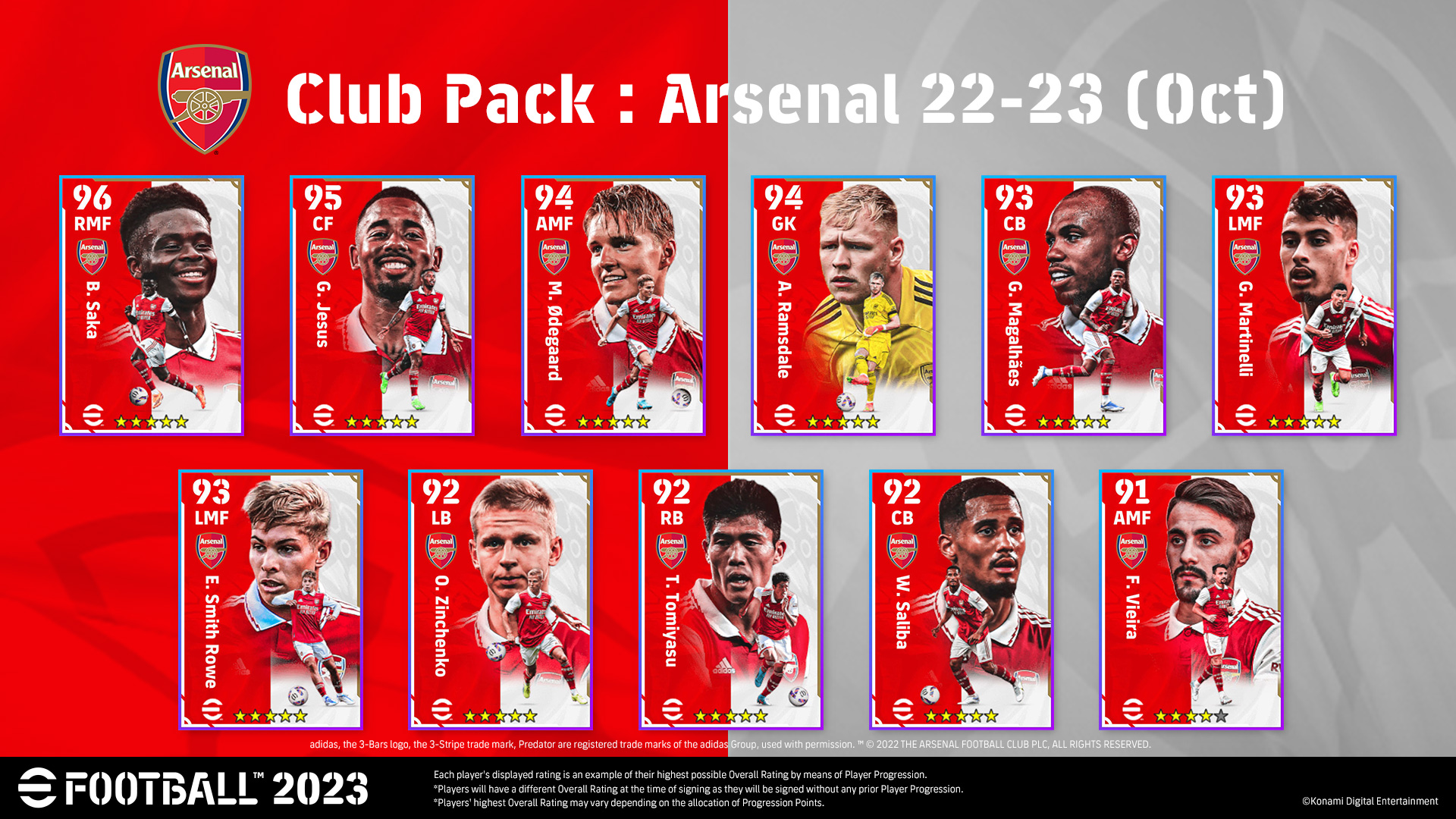 Jual TIM PACK ARSENAL PES 2021 | VCGamers