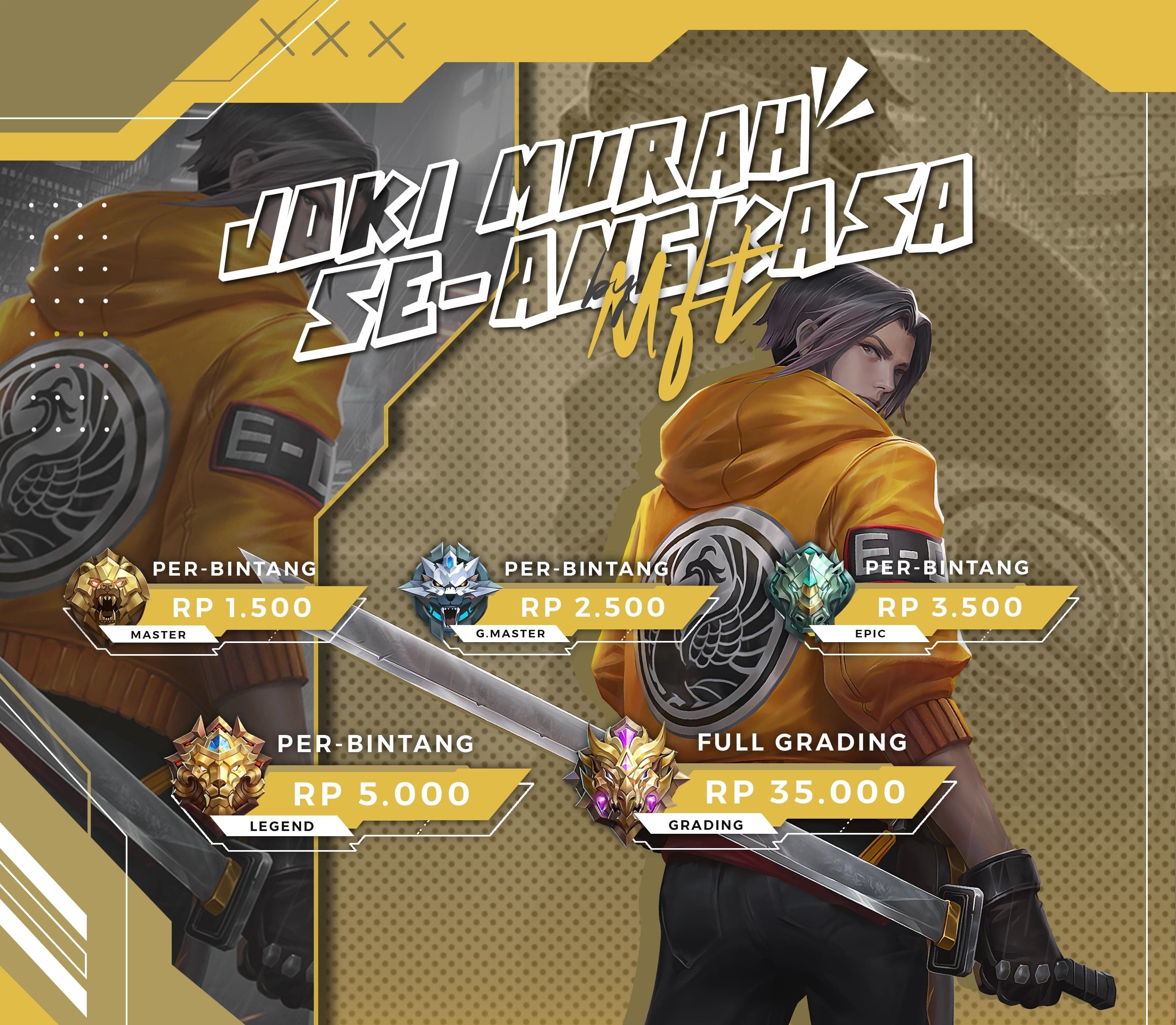 Jual Legend Perbintang Mobile Legends | VCGamers