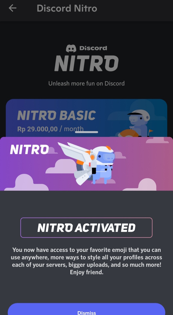 Jual 1 Bulan Nitro Boost Discord xyverioushop | VCGamers