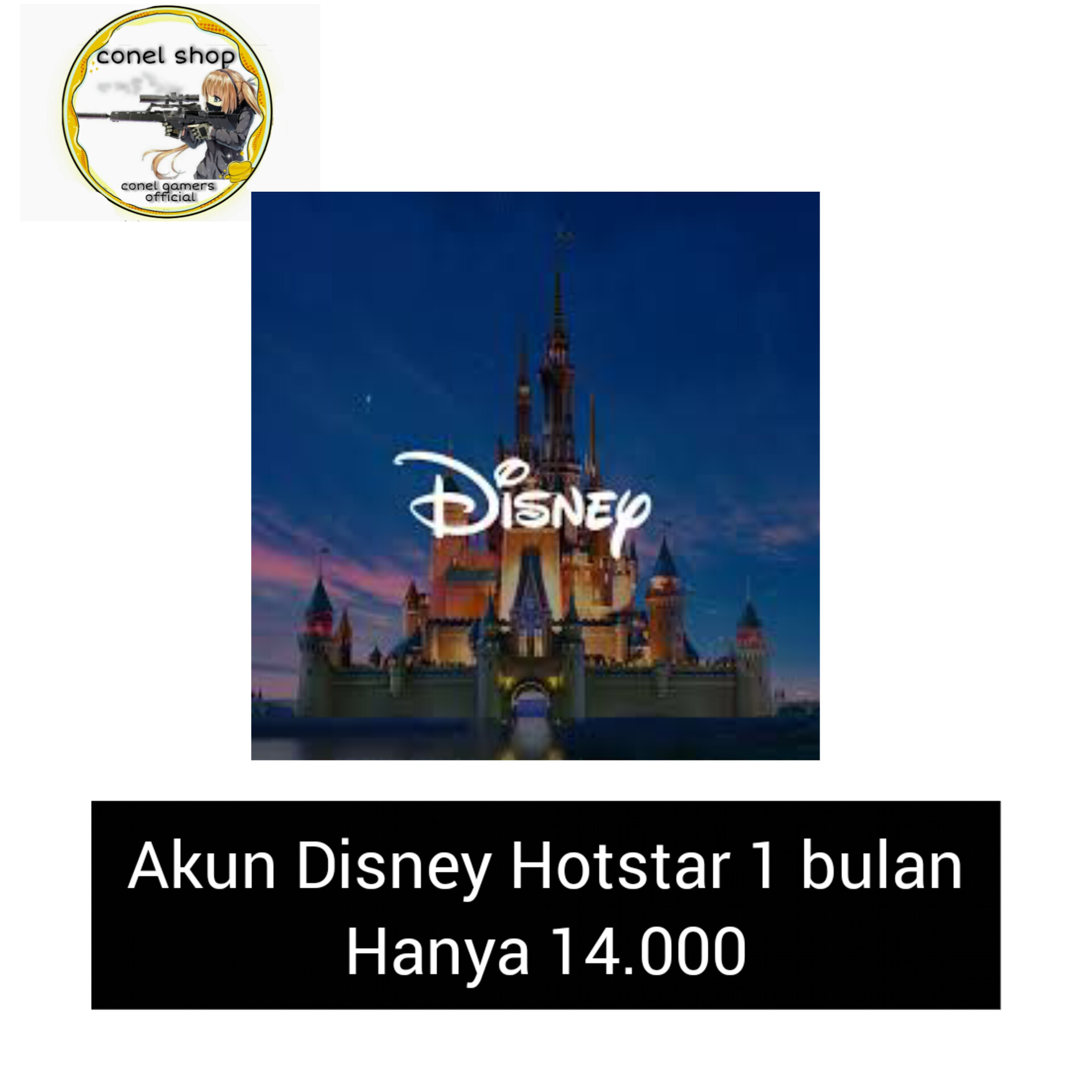 Jual Sharing 1 Bulan - Disney Hotstar Disney+ Hotstar Conel shop | VCGamers