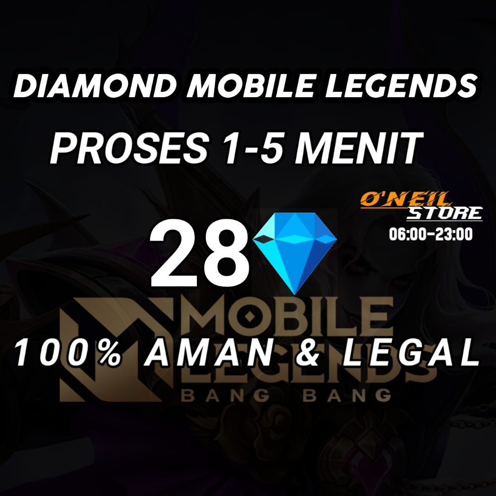 Jual 28 Diamonds Mobile Legends ONEiL STORE | VCGamers