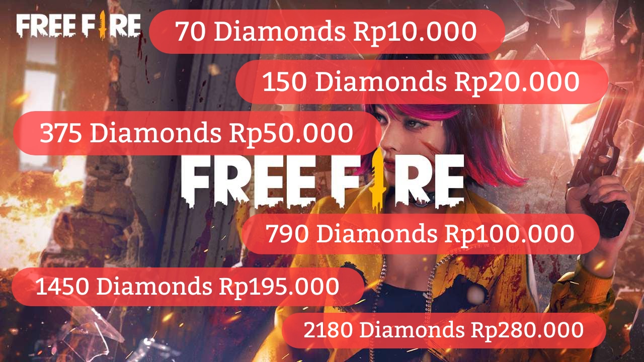 Jual 280 Diamonds Free Fire | VCGamers