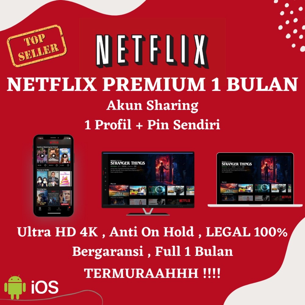 Jual Netflix Borong 2 Profile Netflix Pray Market | VCGamers
