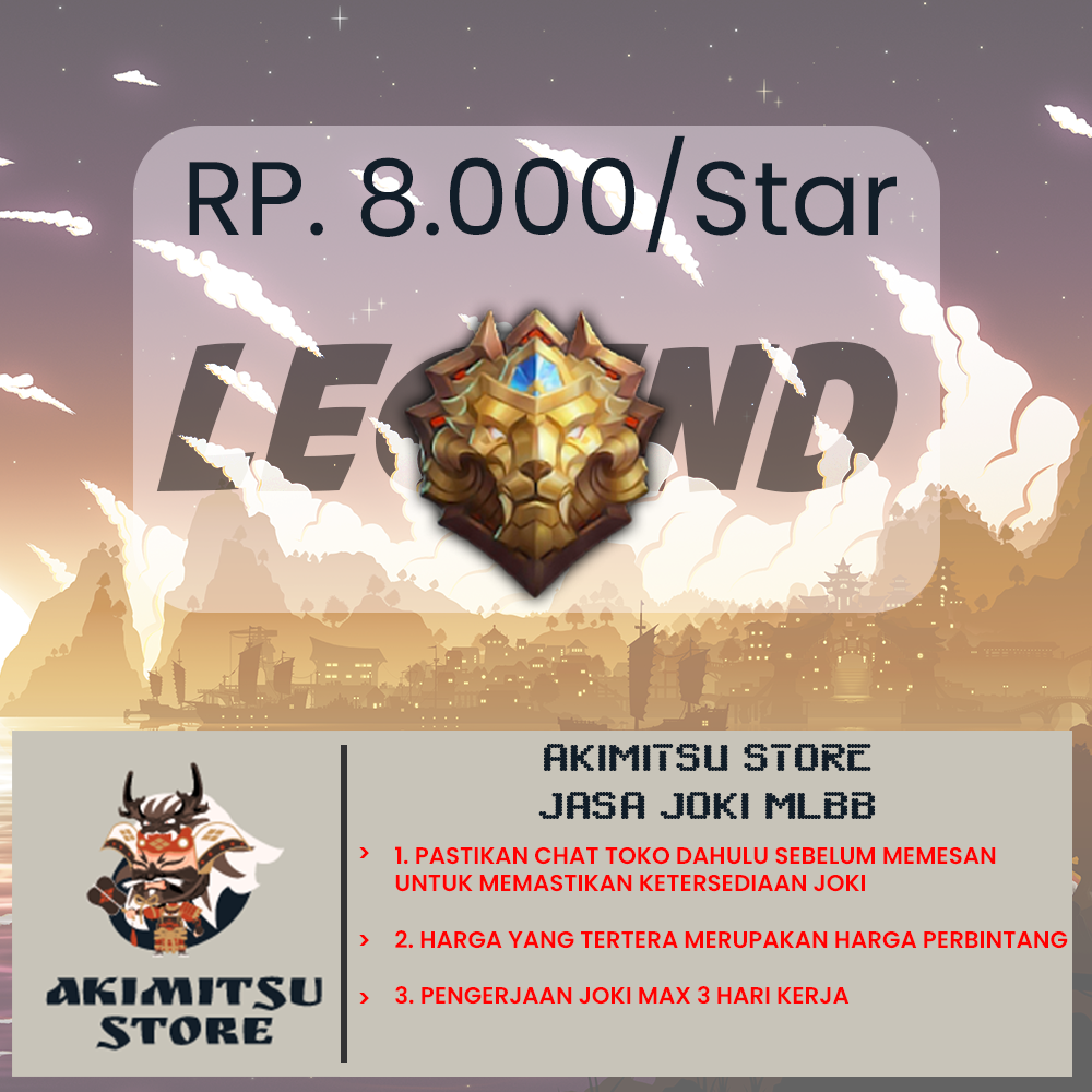 Jual RANK LEGEND Mobile Legends | VCGamers