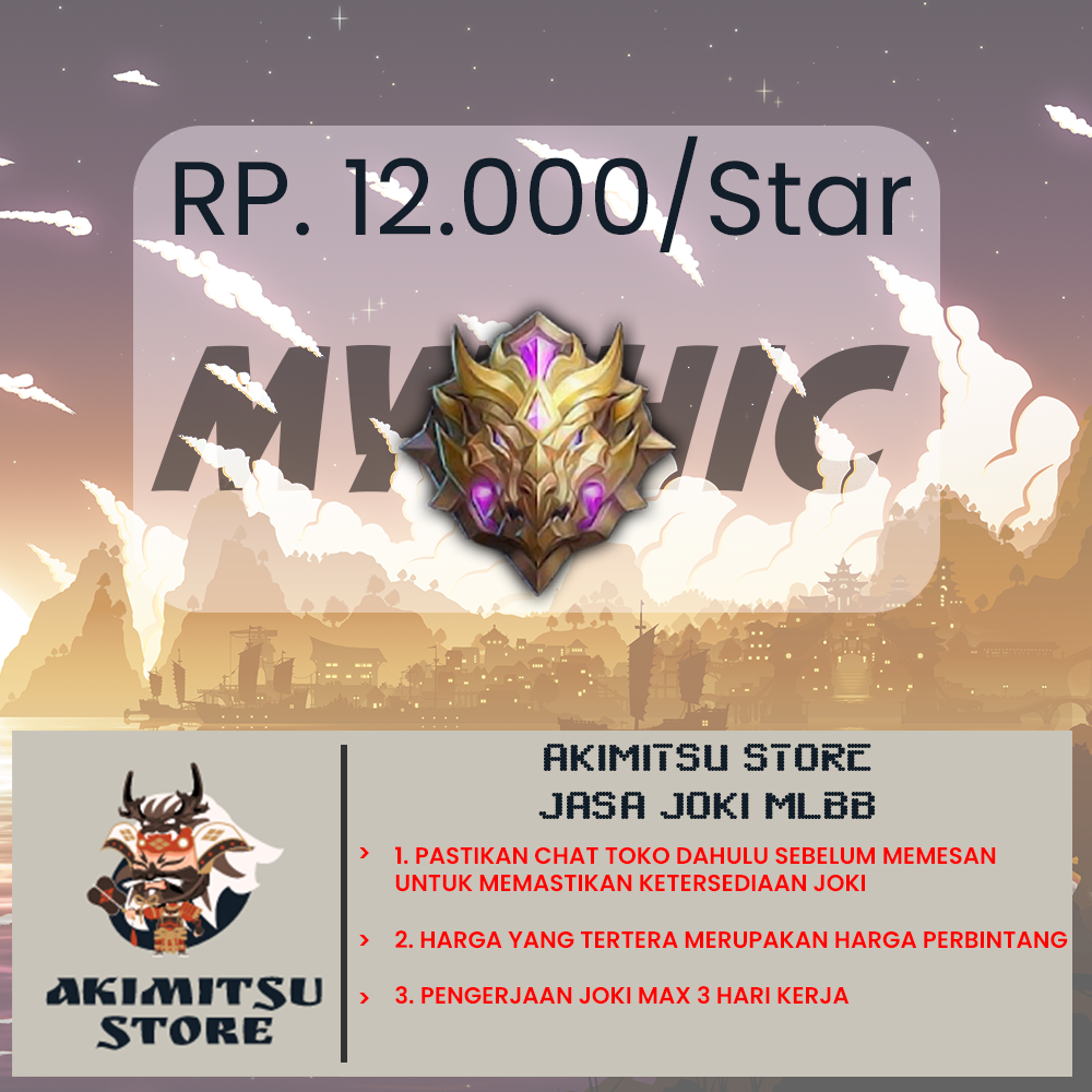 Jual RANK MYTHIC Mobile Legends | VCGamers