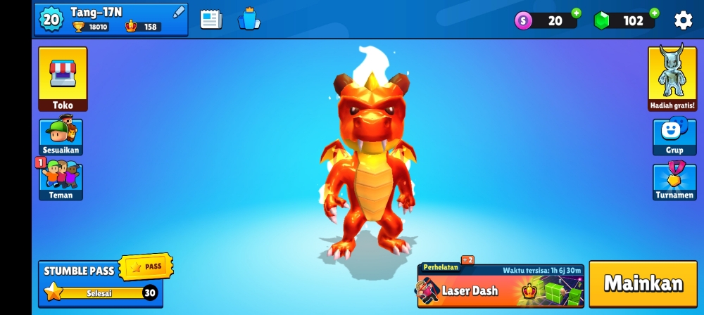 Jual 5000 Gems Stumble + 275 Tokens Stumble Guys | VCGamers