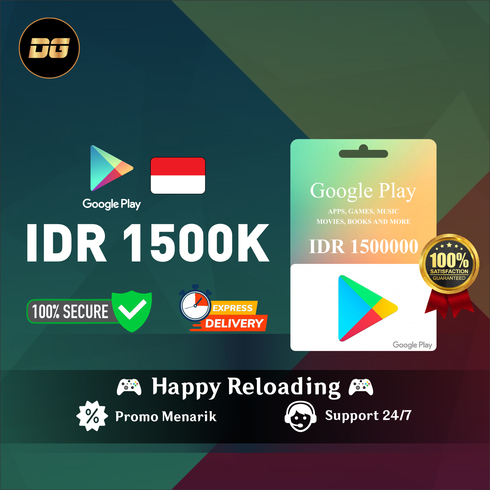 Jual IDR 1 500 000 Google Play VCGamers Jual IDR 1 500 000 Google Play VCGamers
