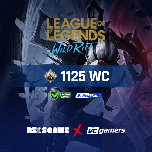 Jual 1125 Wild Cores League of Legends Wild Rift Recs Game | VCGamers