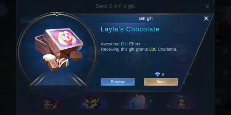 Jual Layla Chocolate Mobile Legends Syarif Shop | VCGamers