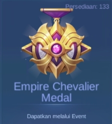 Jual Empire Chevalier Medal Mobile Legends | VCGamers