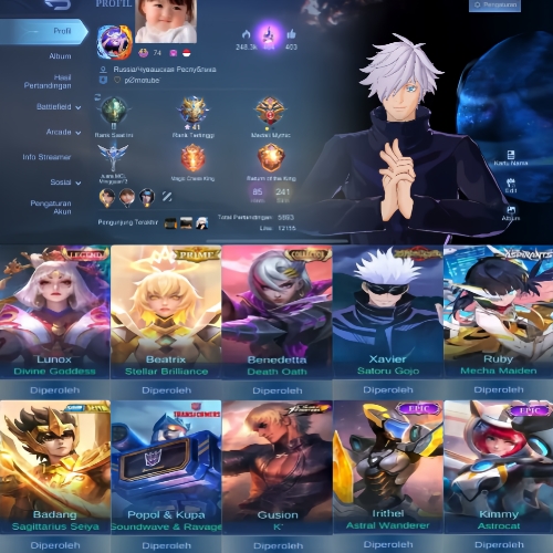 Jual SKIN 242 | 1 LEG | 1 CC Mobile Legends | VCGamers