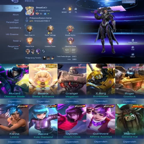 Jual SKIN 297 | LEG ALUCARD Mobile Legends | VCGamers