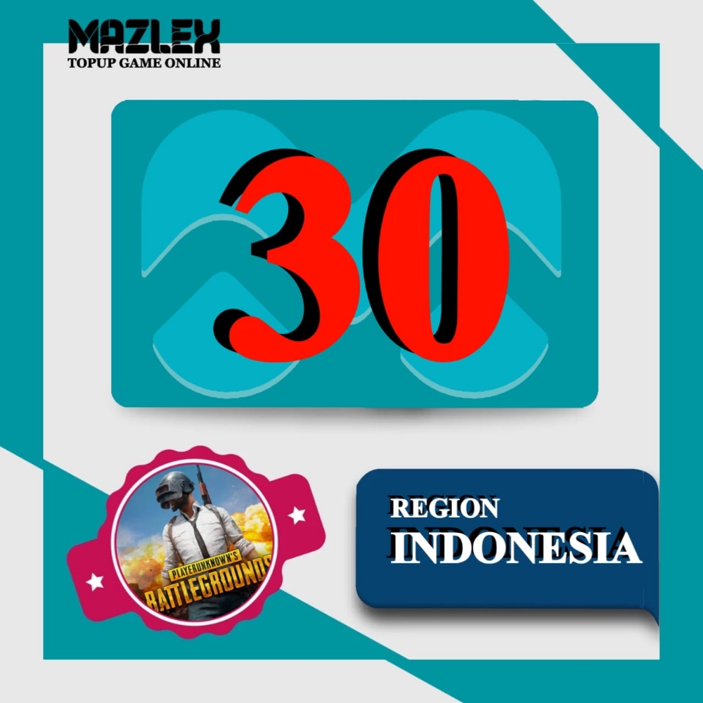 Jual 30 UC PUBG Mobile Mazlex Store | VCGamers