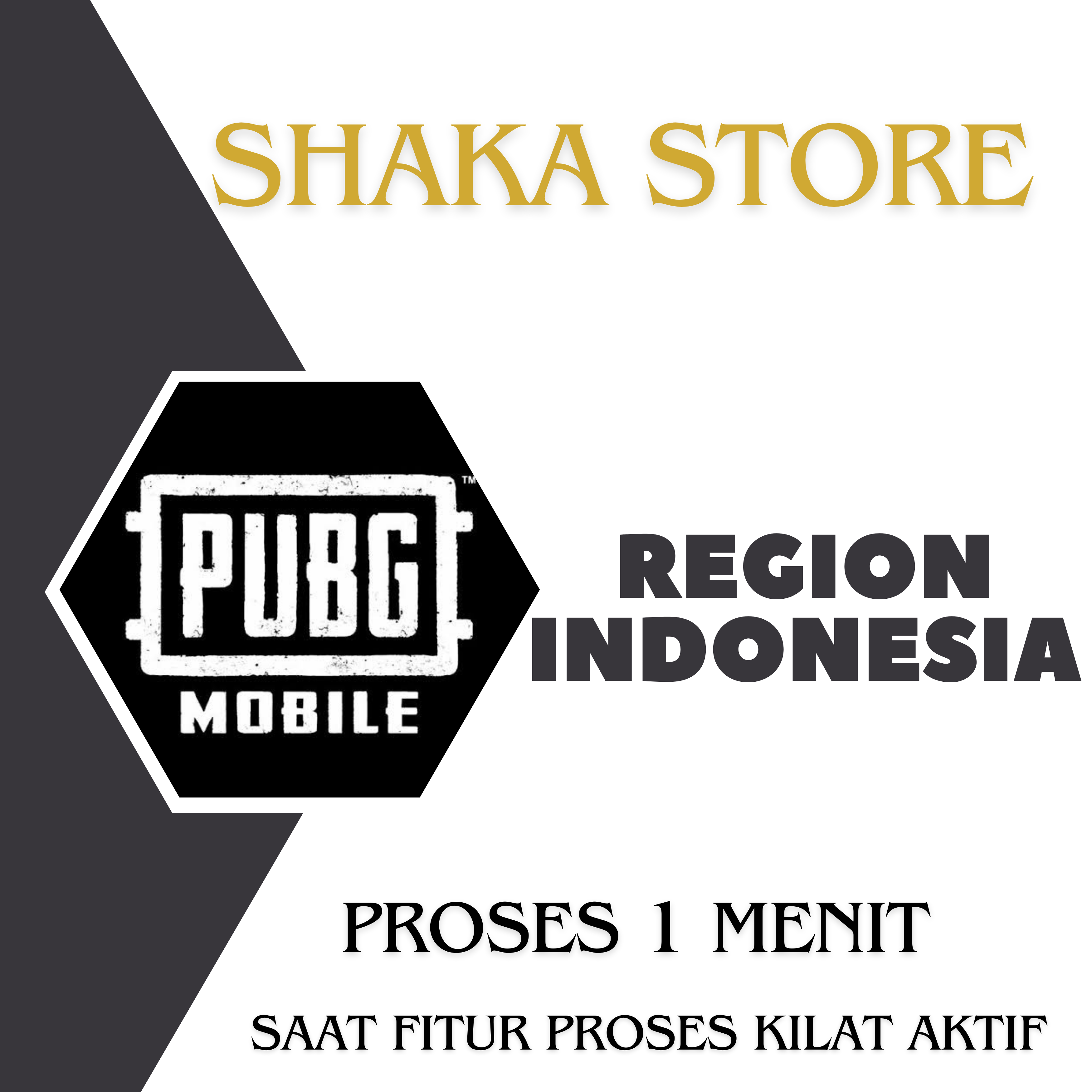 Jual 600 UC Indo PUBG Mobile Shaka Store | VCGamers