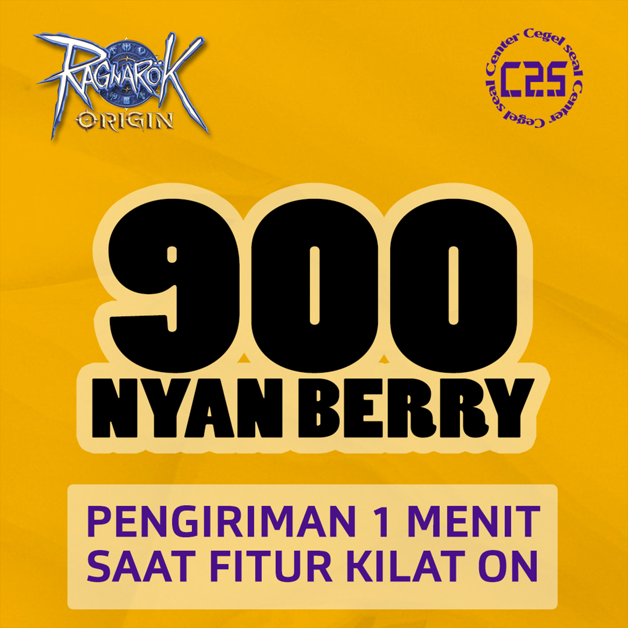 Jual 900 Nyan Berry Ragnarok Origin Global | VCGamers
