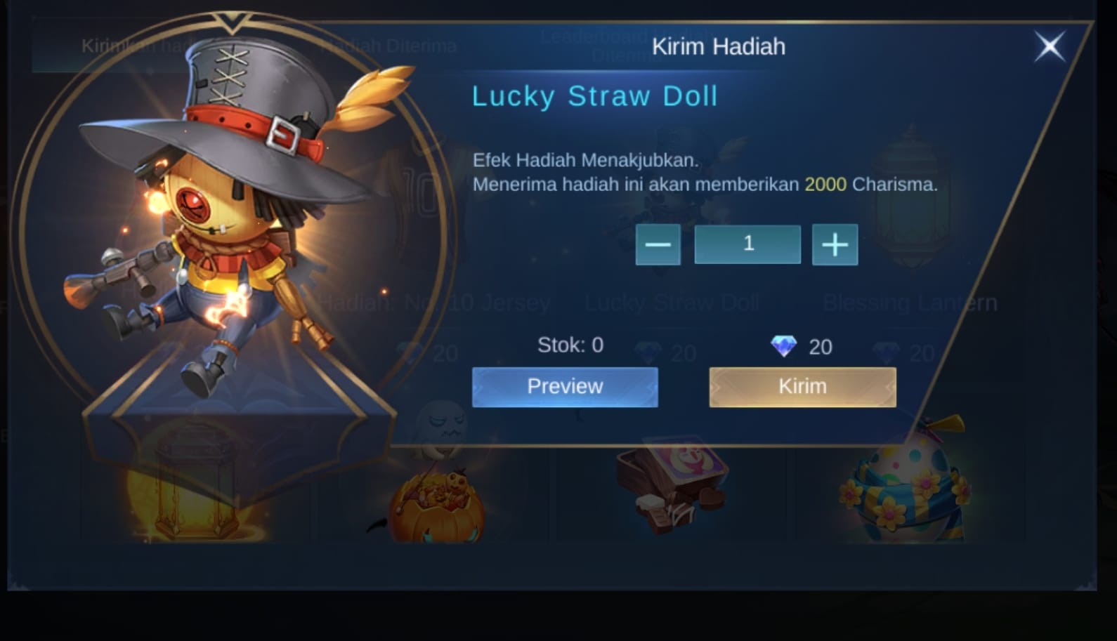 Jual Lucky Straw Doll Mobile Legends | VCGamers
