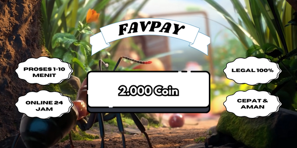 Jual 2.000 Coin The Ants Underground Kingdom FAVPAY | VCGamers