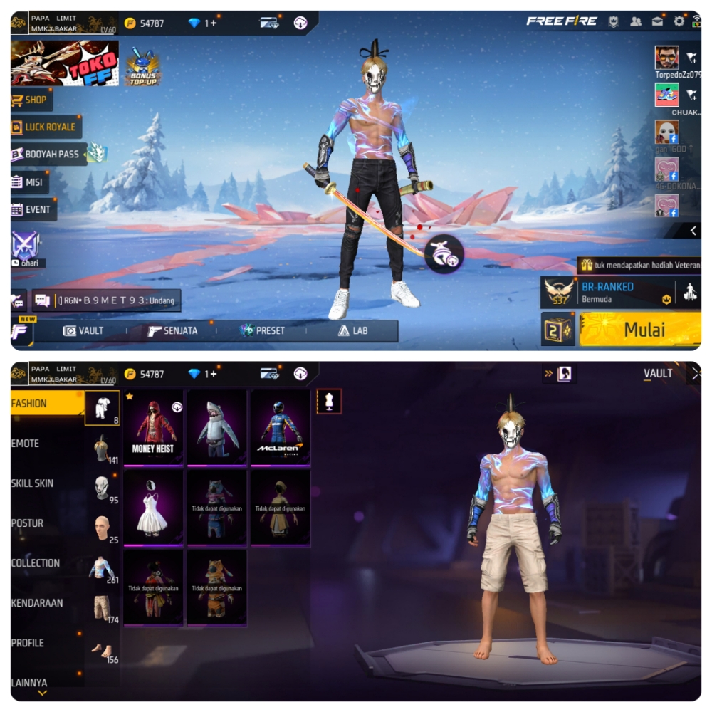 Jual STOK EPEP RECEH SEMI OLD Free Fire KAA STORE | VCGamers