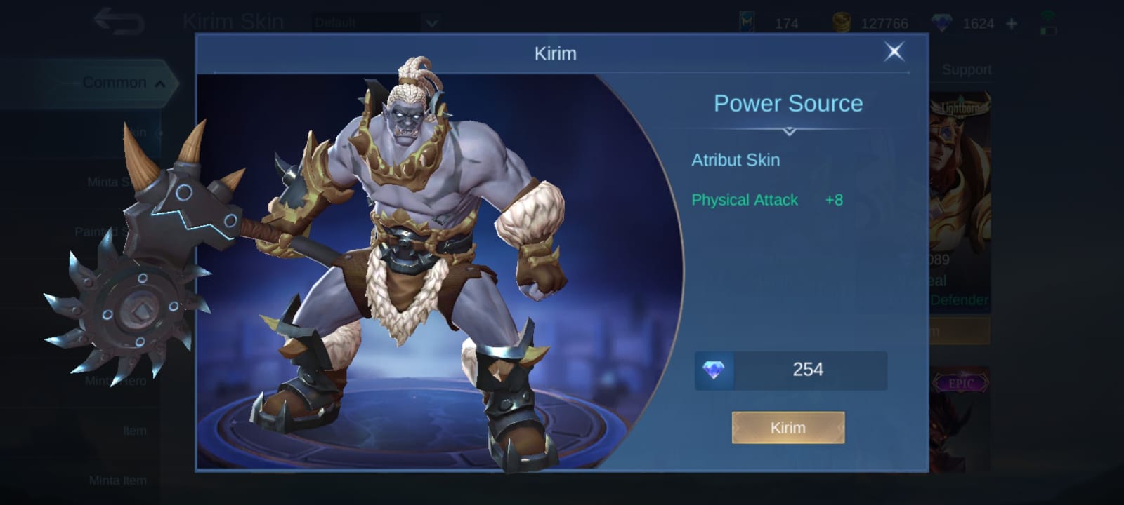 Jual Power Source (Skin Balmond) Mobile Legends | VCGamers