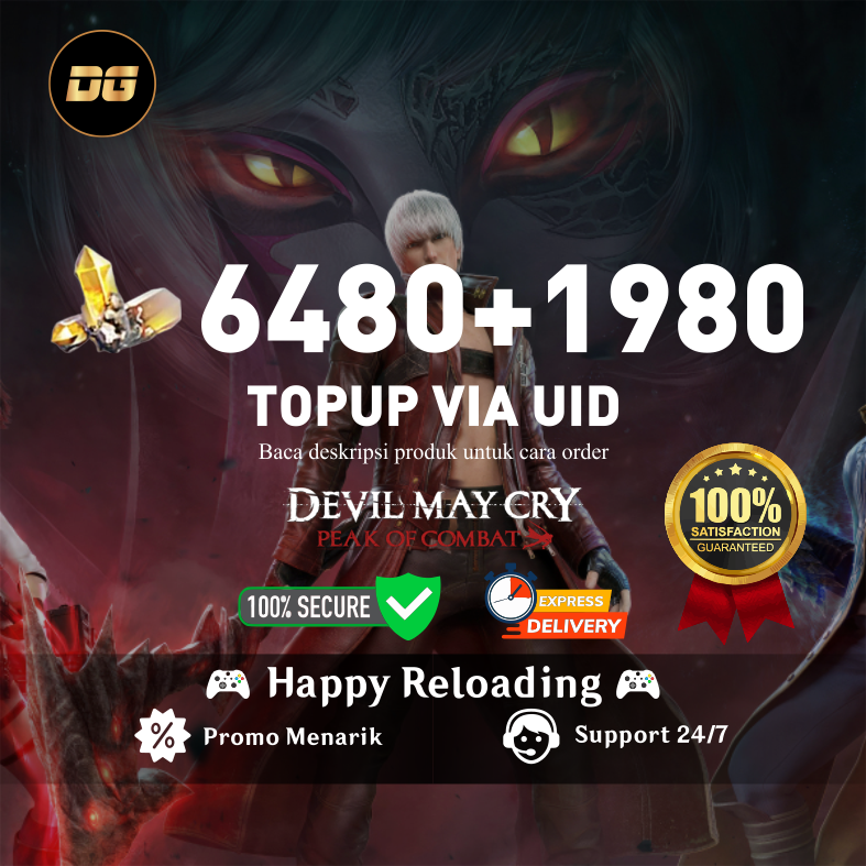 Jual 6480+1980 Devil Gems Devil May Cry Peak of Combat | VCGamers